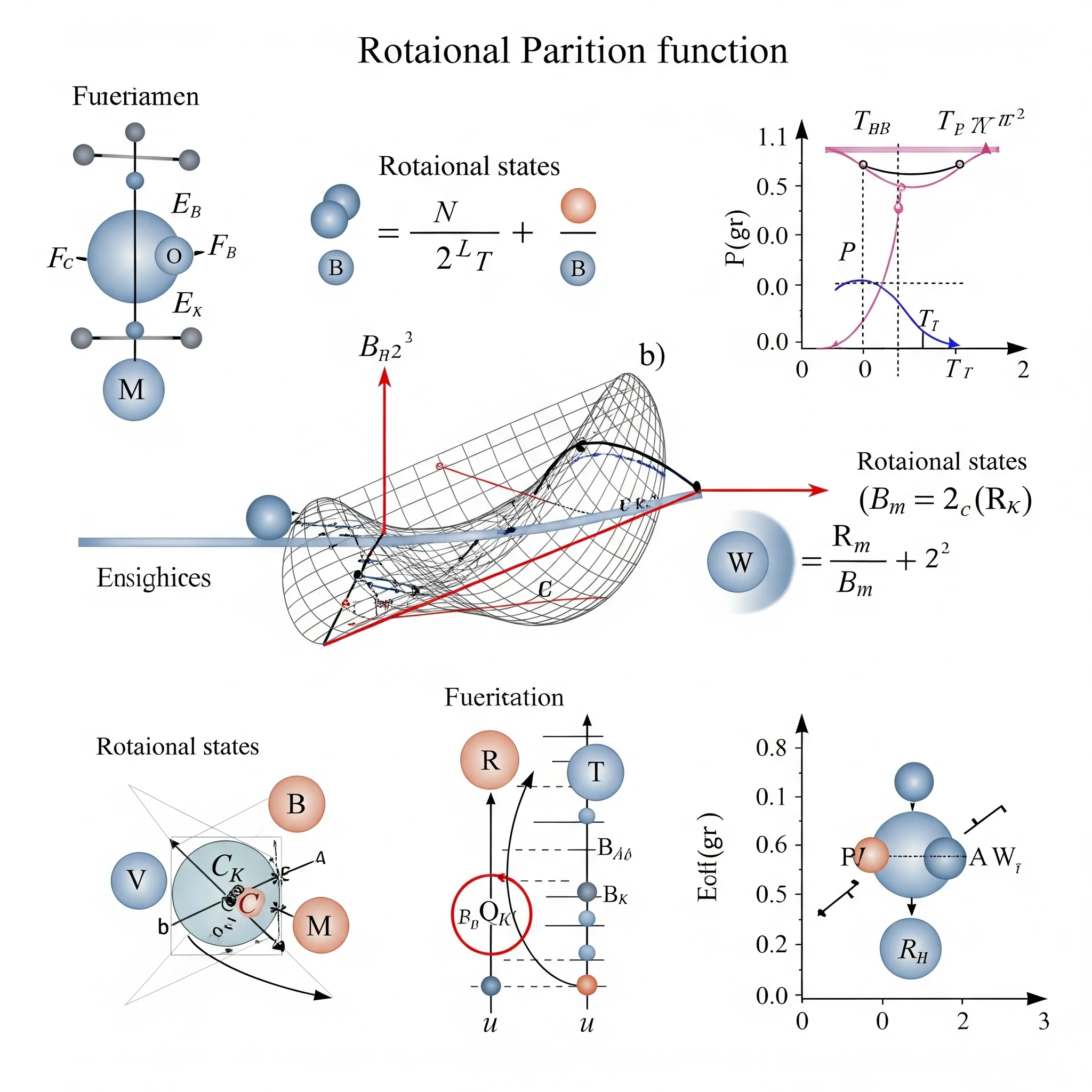 Calcul de la Fonction de Partition de Rotation - Exercice corrigé