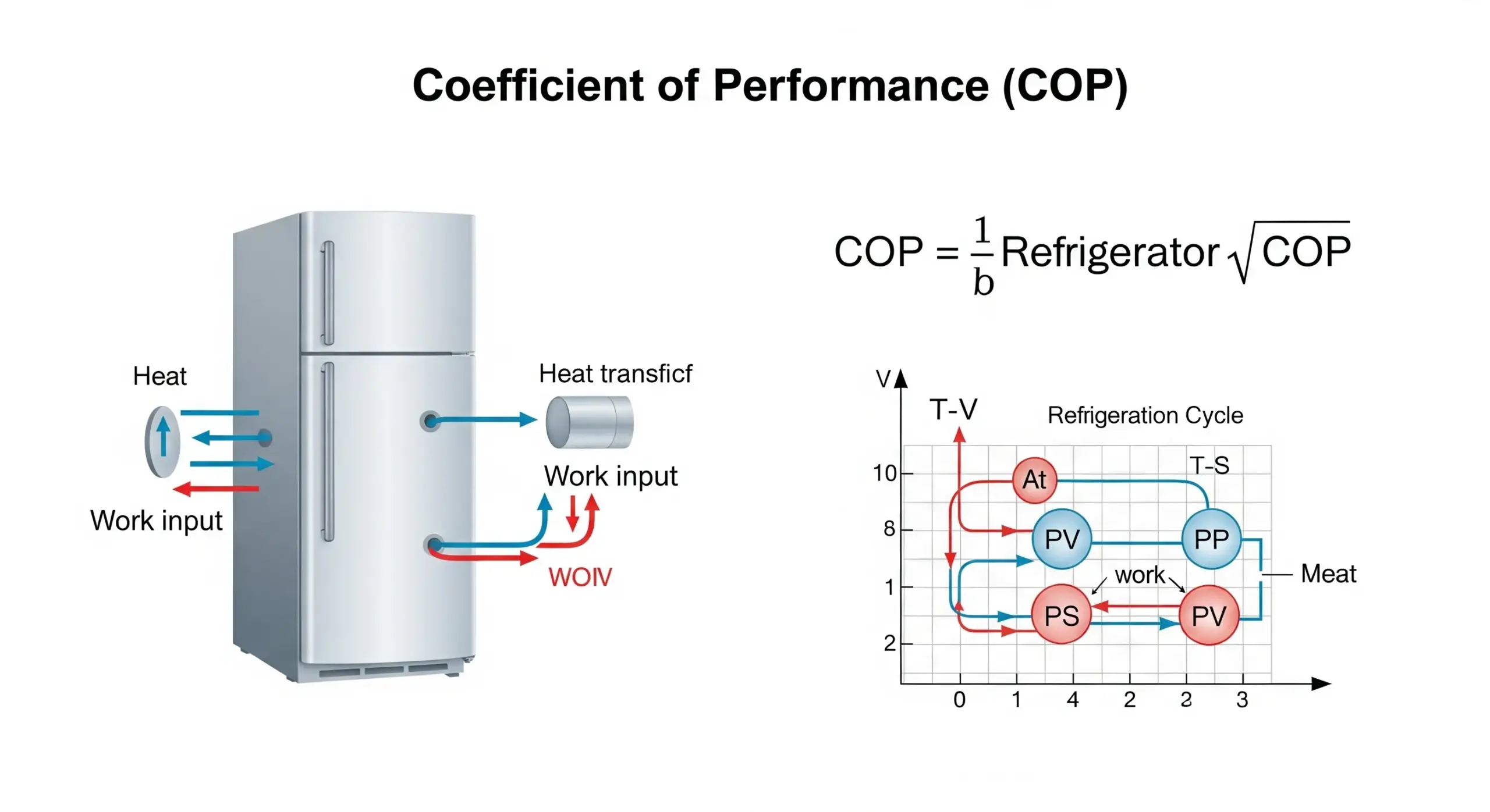 Coefficient de Performance (COP) d'un Réfrigérateur - Exo corrigé