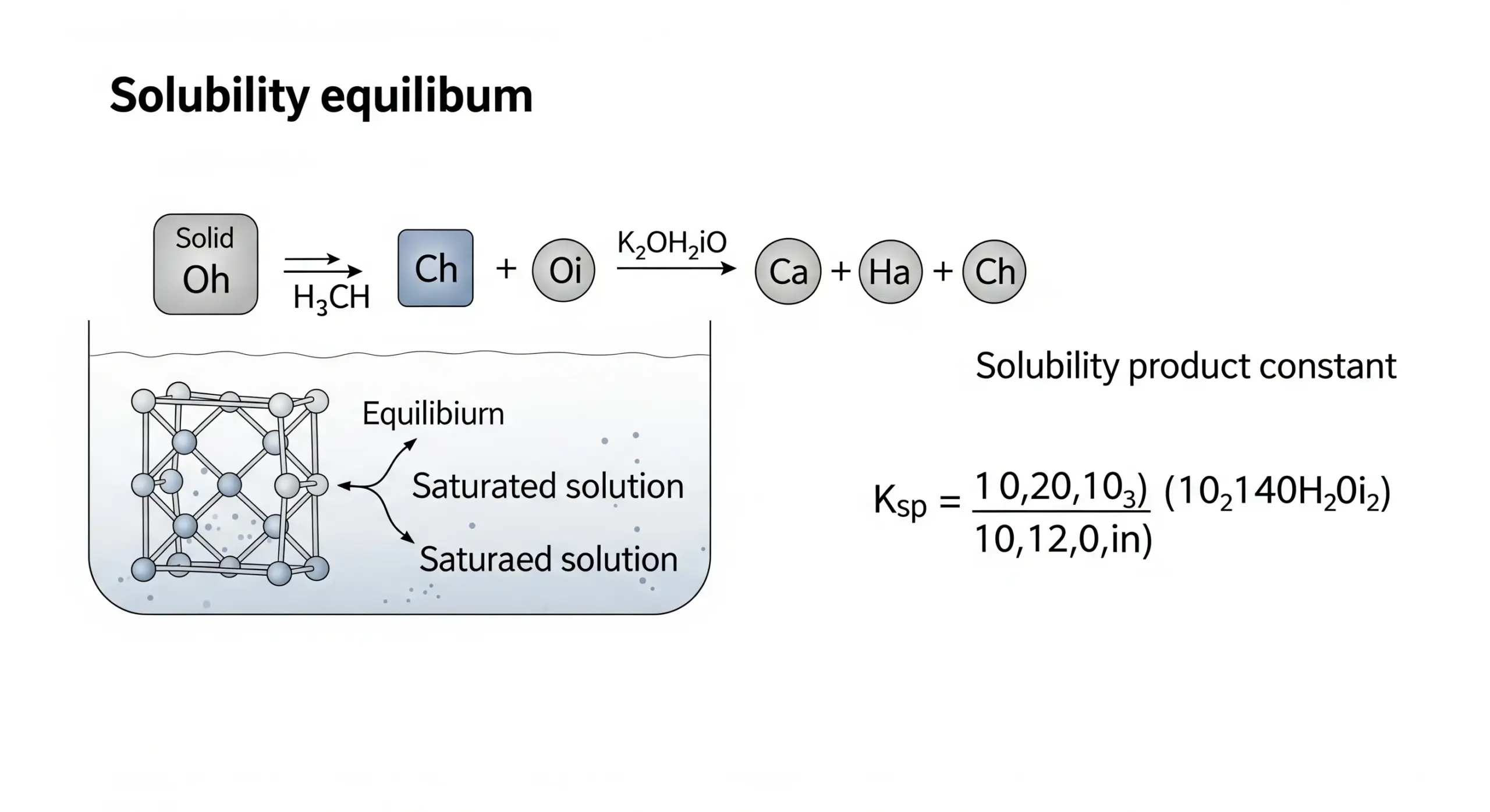Équilibre de solubilité et produit de solubilité (Ksp) - Exercice corrigé